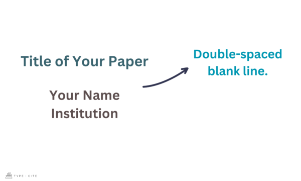 How to Use Line Spacing in APA - TypeCite