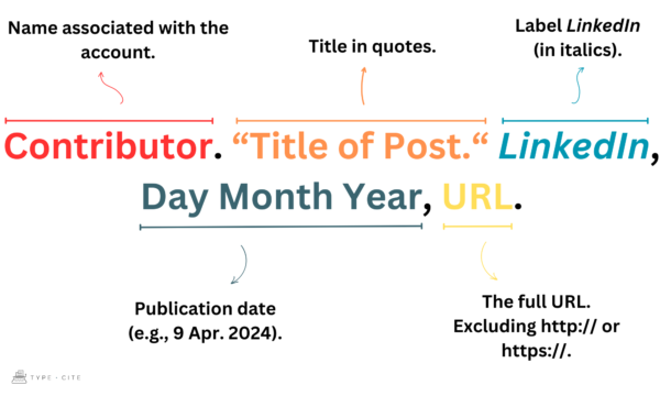 How to Cite LinkedIn in MLA - TypeCite